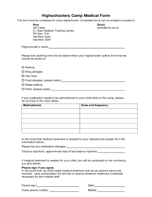 Fillable Online Completing the CTY Medical Form Fax Email Print - pdfFiller