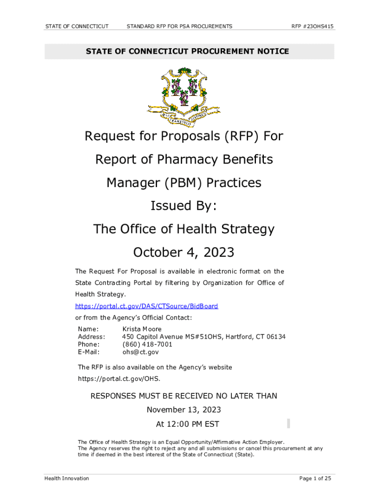 Fillable Online About Requests for Proposals (RFPs) Fax Email Print - pdfFiller