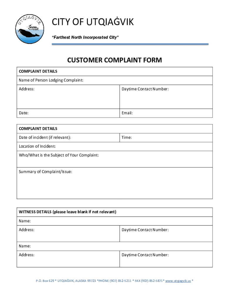 Fillable Online Utqiavik (formerly Barrow), AKThings to do, Recreation ... Fax Email Print ...