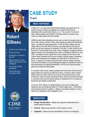Fillable Online Insider Threat Case Study: Robert Gilbeau Fax Email ...