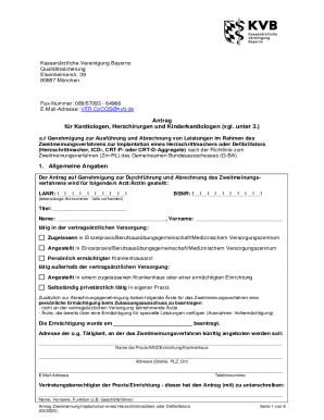 Ausfüllbar Online KVB-FORM-Zweitmeinung-Implantation-Herzschrittmacher-Defibrillator-Genehmigung ...