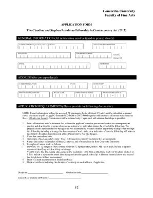 Fillable Online Bronfman Fellowship Application Form 2016-17 REV.docx ...