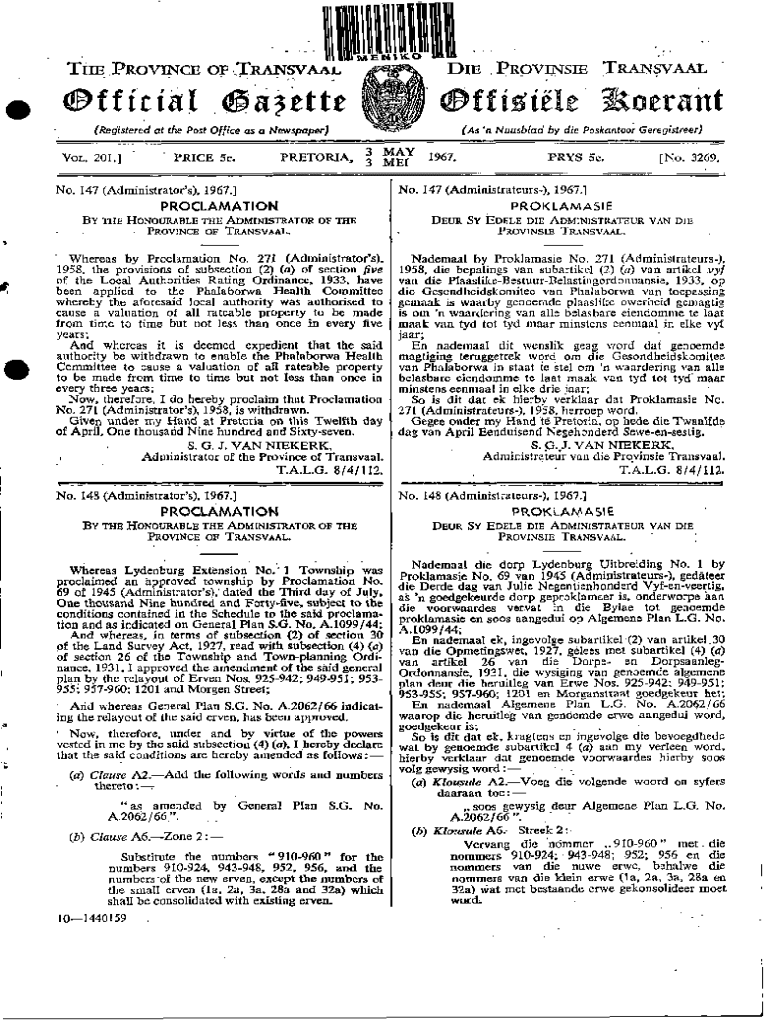 Fillable Online archive opengazettes org Why did the 4 provinces of ...