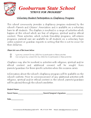 Fillable Online National School Chaplaincy Programme Evaluation Fax ...