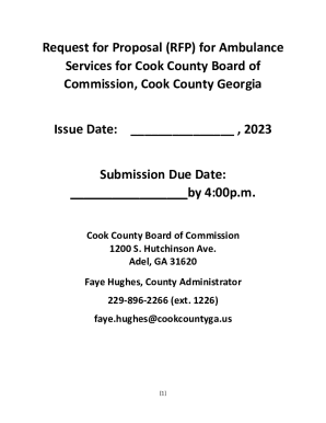 Fillable Online Request for Proposal (RFP) for Ambulance Services for ...