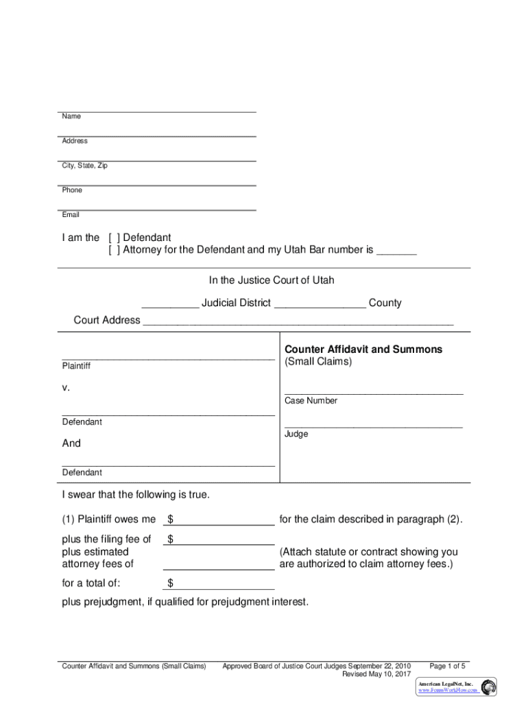 Fillable Online I am the Defendant Fax Email Print - pdfFiller
