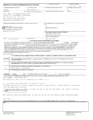 Fillable Online A MENDMENT/MODIFICATION NO Fax Email Print - pdfFiller