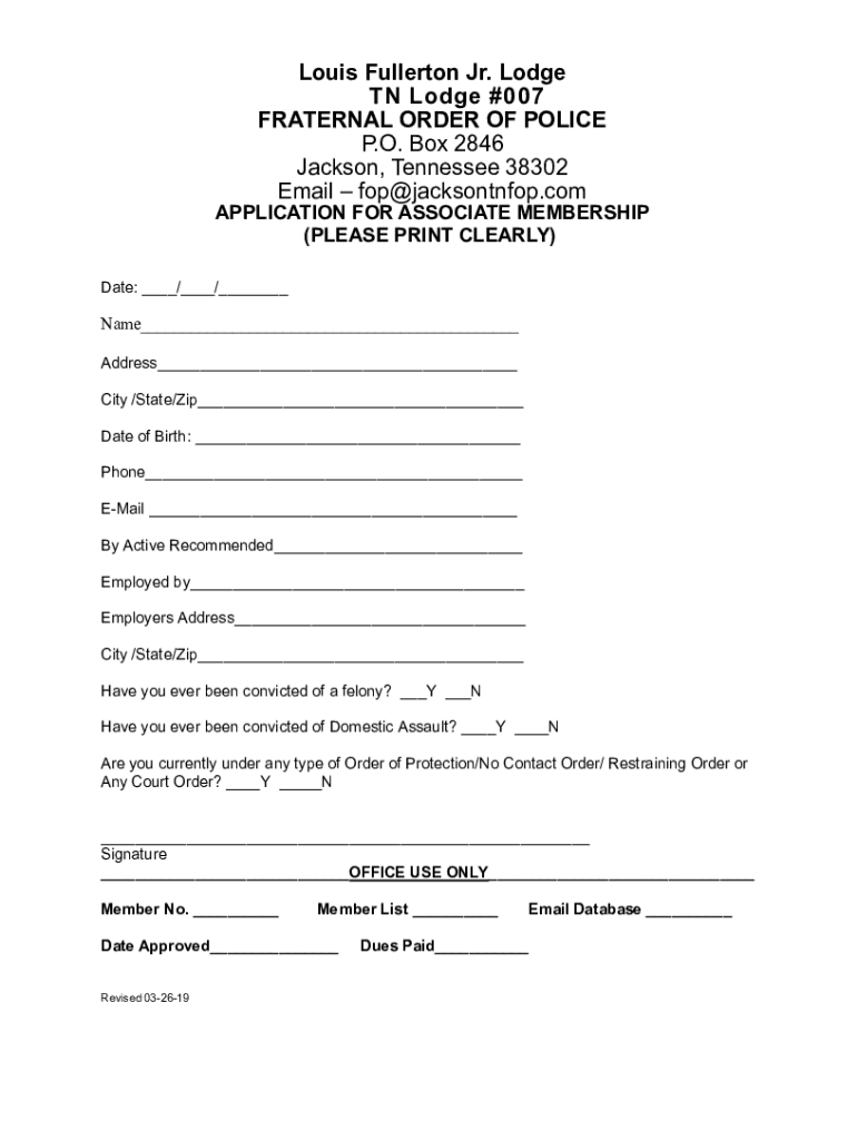 Fillable Online Jeffrey M. Shepard, MBA - Jackson, TN Police Department Fax Email Print - pdfFiller