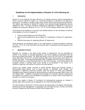 Fillable Online Guidelines for the Implementation of Section 37 ...