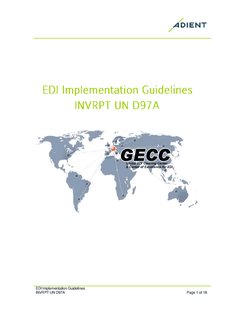 Fillable Online AdientEDI Implementation Guide - INVRPT UN D97A ...