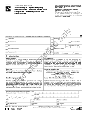 Fillable Online DQAF View : Canada - Labor market: Employment - SDDS ...