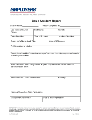 Fillable Online How To Write a Work Incident Report (With Example and ...