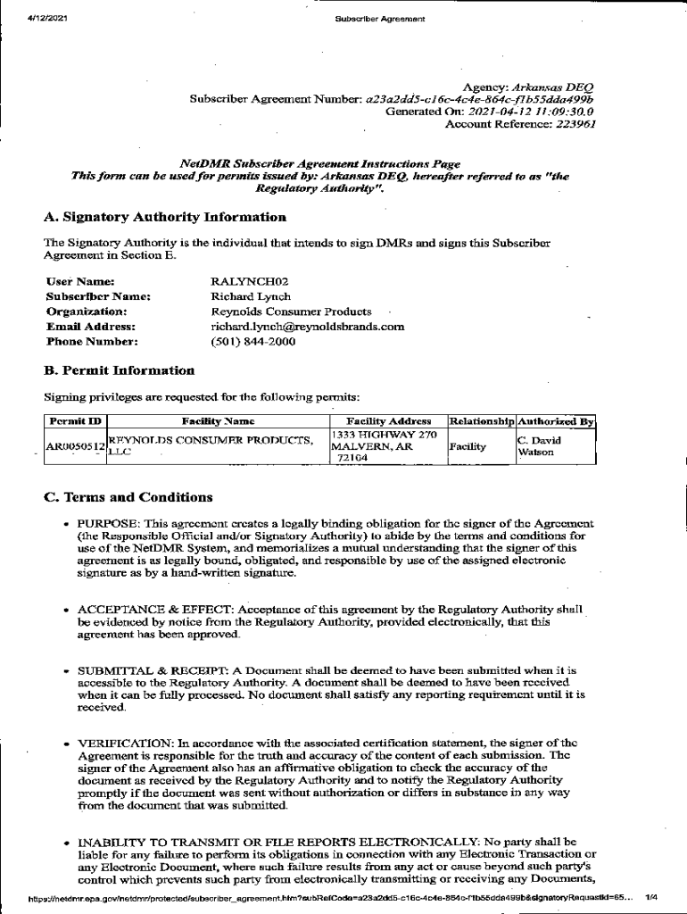 Fillable Online A. Signatory Authority Fax Email Print - pdfFiller