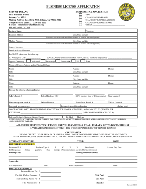 Fillable Online Business license frequently asked questions (FAQ) Fax ...