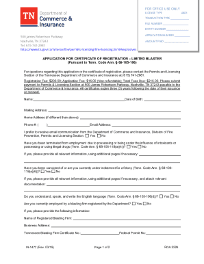 Fillable Online Notice Of Blasting - Online Submission Form Fax Email ...