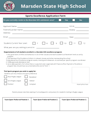 Fillable Online marsdenshs eq edu Copy of EOI FORM COVER LETTER Fax ...