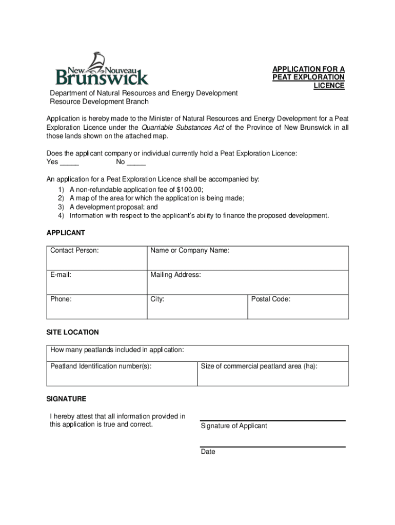 Fillable Online www2 gnb Application process for resource authorities Fax Email Print - pdfFiller