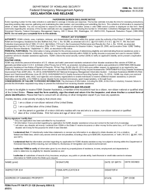 Fillable Online FEMA Form FF-104-FY-21-148 (Application for Crisis ...