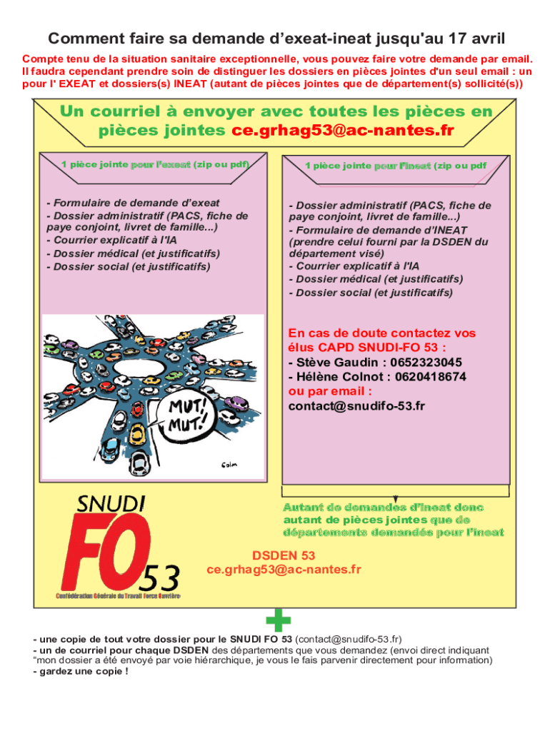 Remplissable En Ligne Comment faire sa demande d'exeat-ineat jusqu'au ...