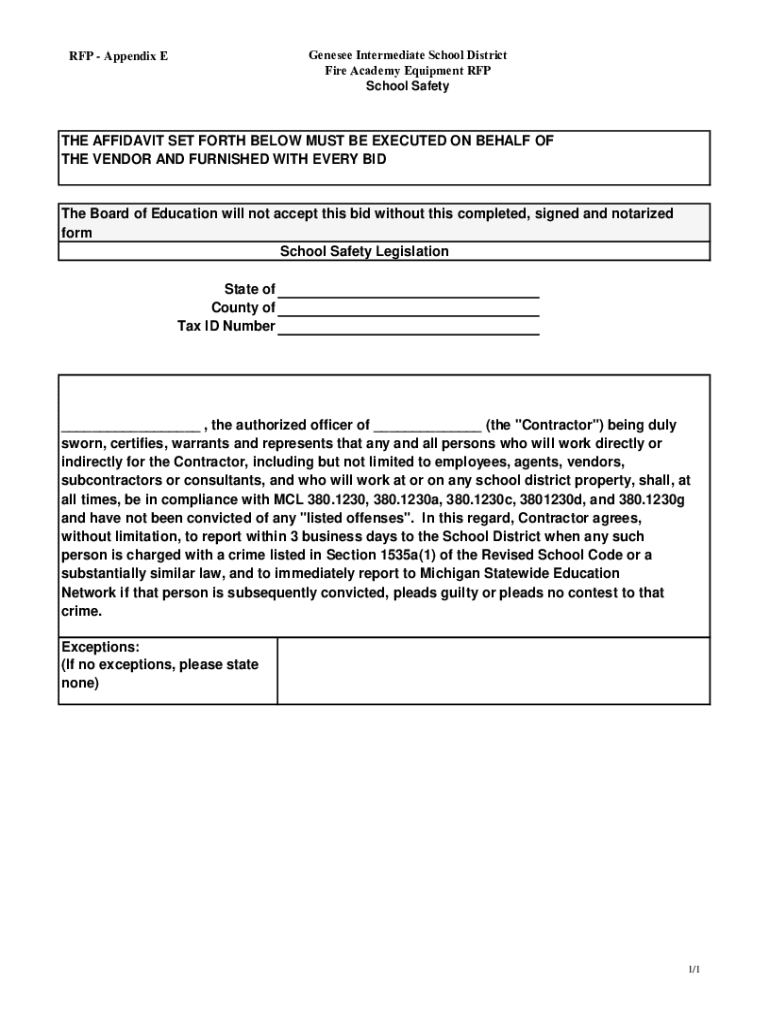 Fillable Online School Safety Affidavit Fax Email Print - pdfFiller
