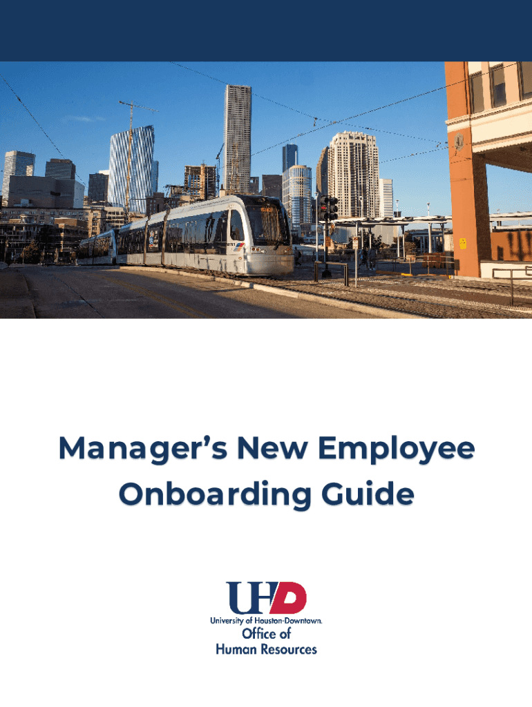 Fillable Online Manager's New Employee Onboarding Guide Fax Email Print ...
