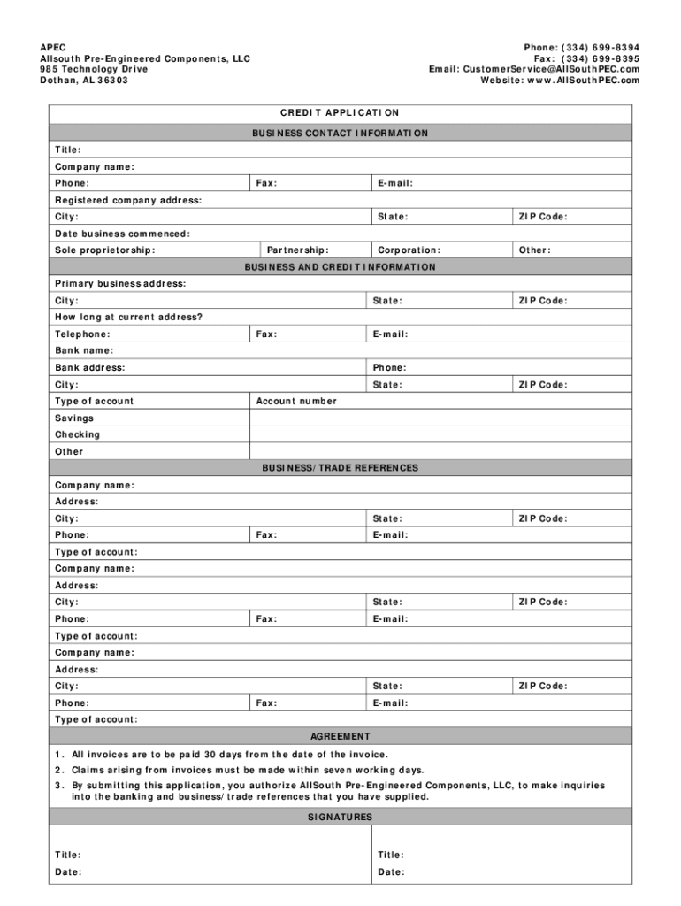 Fillable Online APEC Metal ExpressMetal Roofing, Pole Barns, Metal ... Fax Email Print - pdfFiller