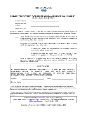 Fillable Online SB 998 - Medical-Financial Hardship Form FINAL Fax ...