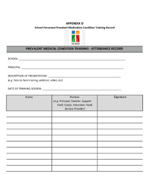 Fillable Online prevalent medical condition training Fax Email Print ...