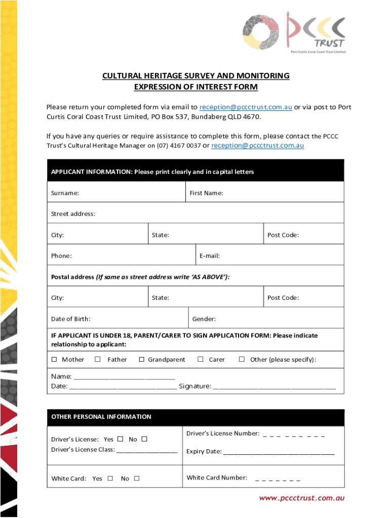Fillable Online local-aboriginal-cultural-heritage-services-application-form ... Fax Email Print ...