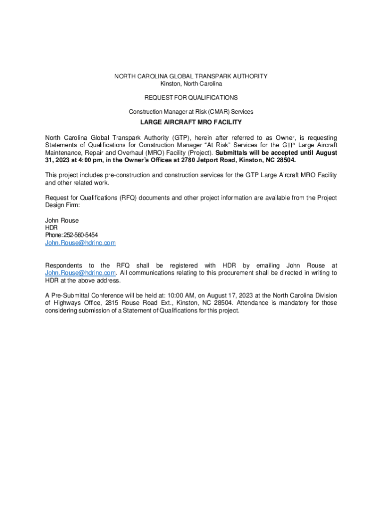 Fillable Online Large Aircraft Maintenance, Repair and Overhaul (MRO ...