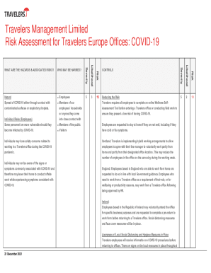 Fillable Online How to Perform a Travel Risk Assessment for Employees ...