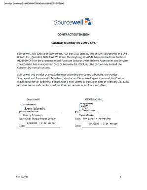 Fillable Online Extend the Contract: Everything You Need to Know Fax ...