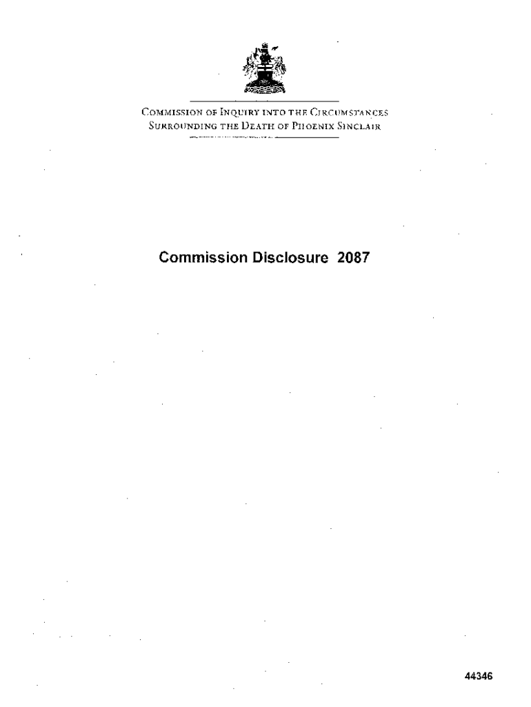 Fillable Online Affidavit of Sandie Stoker - Phoenix Sinclair Inquiry Fax Email Print - pdfFiller