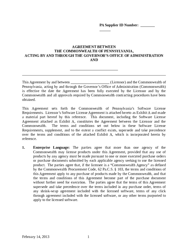 Master Grant Agreement Doc Template | pdfFiller