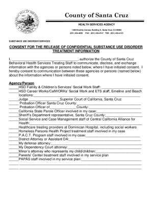 Fillable Online health co santa-cruz ca Admission, Discharge and Update ...