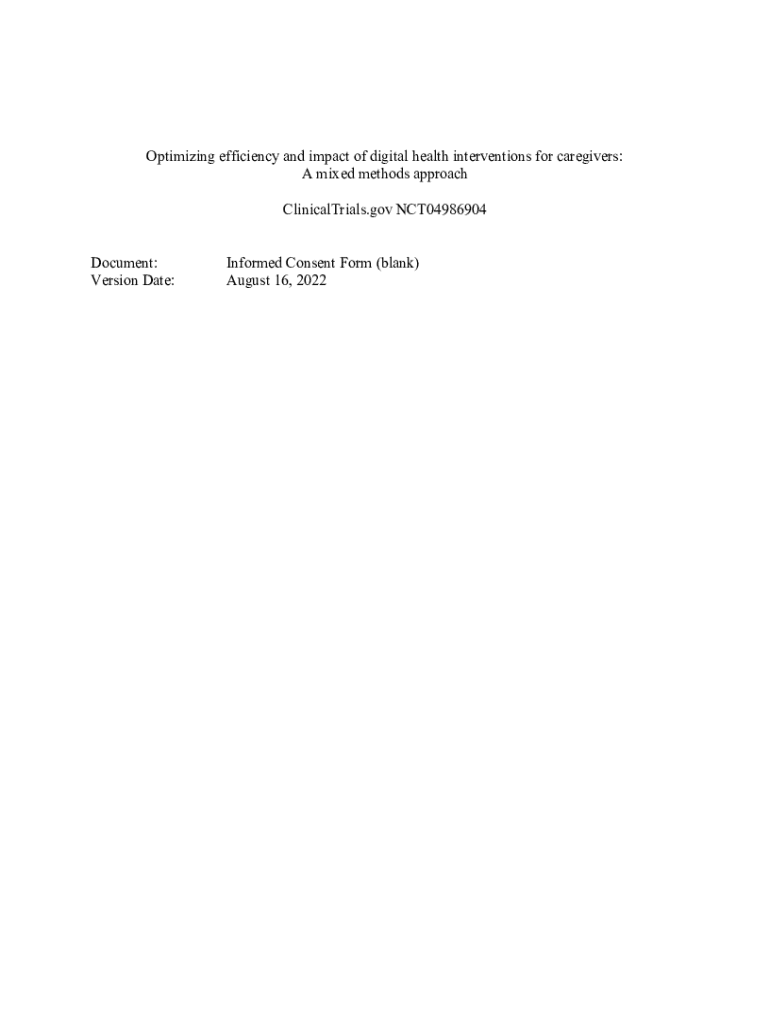 Fillable Online Digital health interventions to support family ...