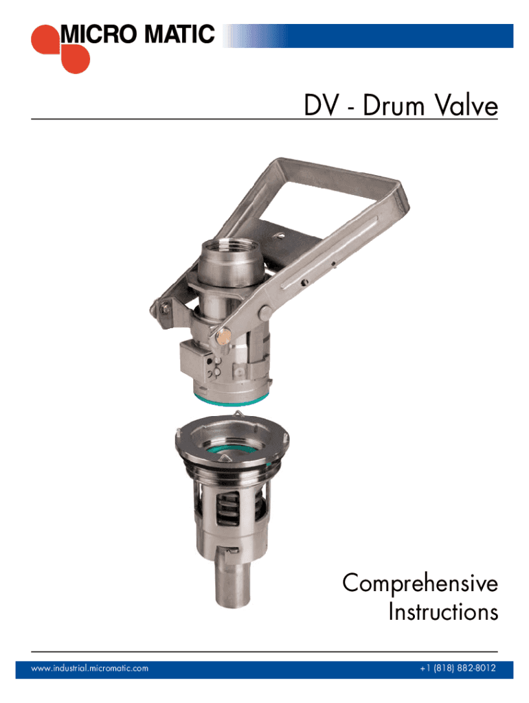 Fillable Online Returnable Stainless Valve/Drum Valve RSV/DV Fax Email ...