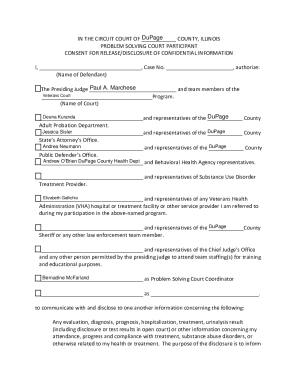Fillable Online Notice of Rights of Confidentiality for Drug Court ...