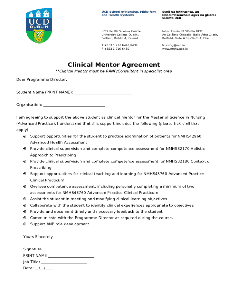 Mentors' competence in mentoring nursing students ... Doc Template | pdfFiller
