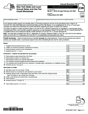 Fillable Online Get Form ST-101 - Department Of Taxation And Finance ...