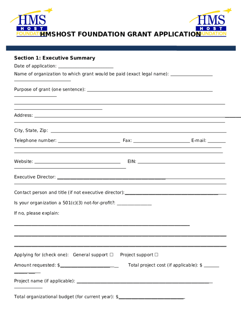 Grant Proposal Cover Letter and Executive Summary ... Doc Template ...