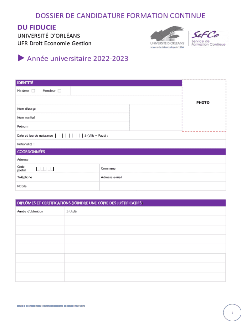 Remplissable En Ligne Fiducie : former les acteurs de demainFORMATION ... Fax Email Imprimer ...