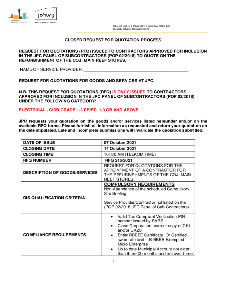 Fillable Online jhbproperty co 1 COMPULSORY REQUIREMENTS Fax Email Print - pdfFiller