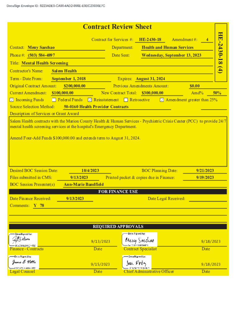 Fillable Online Free Contract Review ChecklistPDF Fax Email Print ...