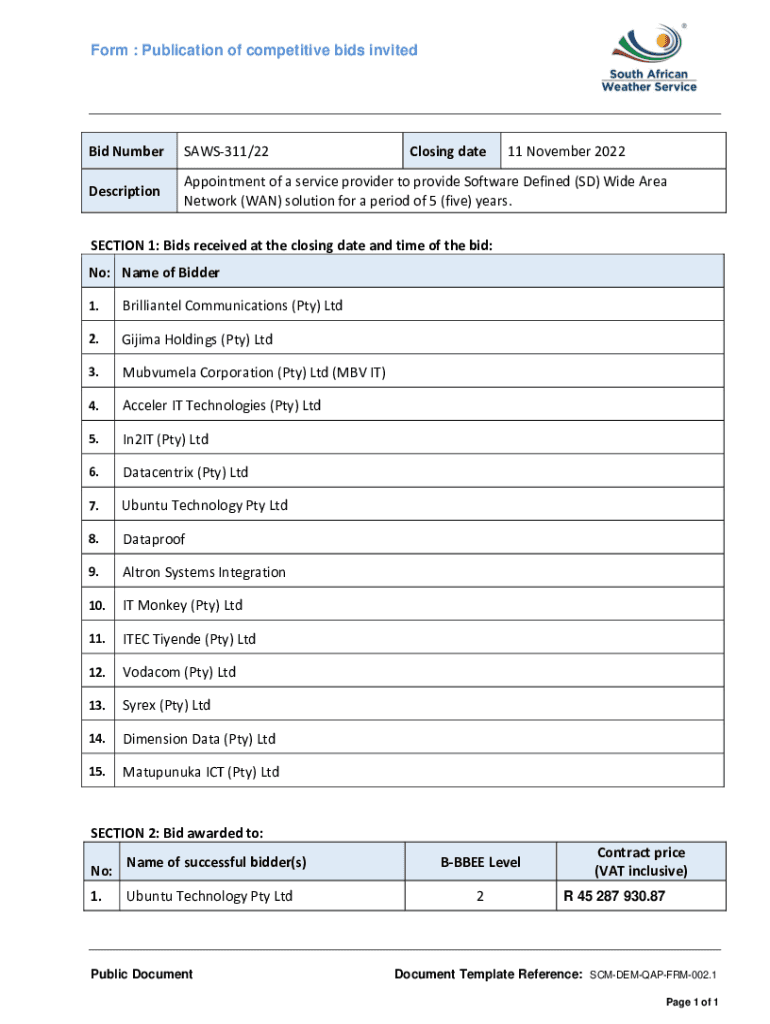 Fillable Online Software-Defined Wide Area Network (SD-WAN) Market ... Fax Email Print - pdfFiller