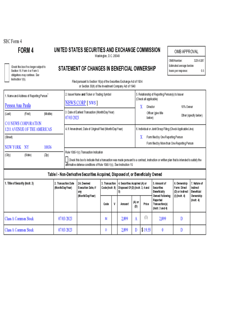 Fillable Online The deferred stock units became payable in cash on July ...