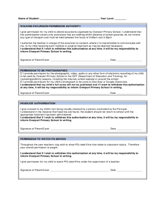Fillable Online Term 3 Walk to RPPS consent form RED GROUP 705 .doc Fax ...