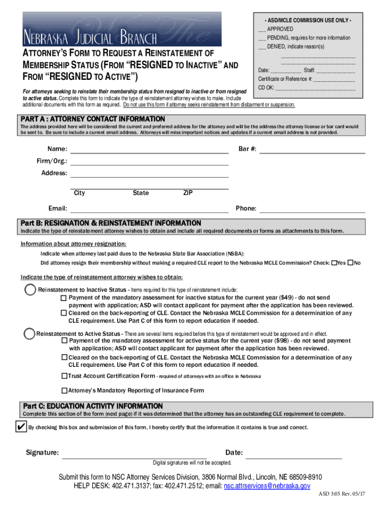 Fillable Online ATTORNEY'S FORM TO REQUEST A TRANSFER OF ... Fax Email Print - pdfFiller