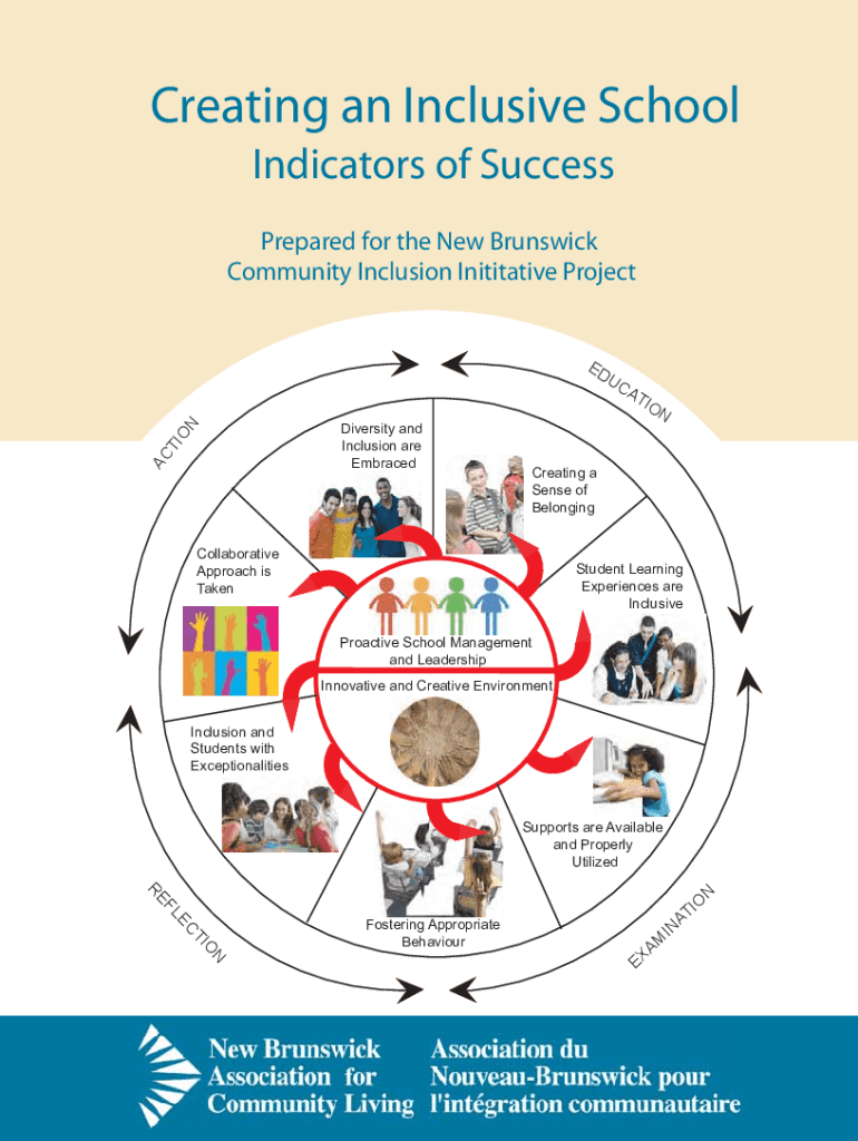 Fillable Online nbacl nb Achieving full inclusion in schools: Lessons ...
