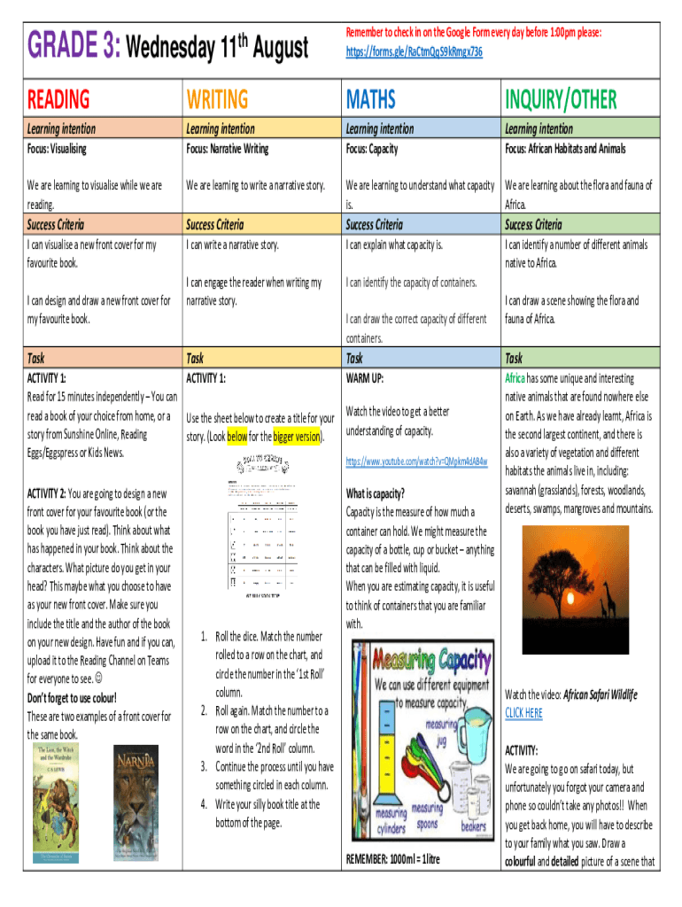 Fillable Online Google Forms Morning Check-In Fax Email Print - pdfFiller